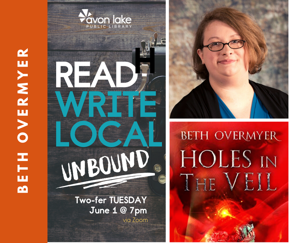 Upcoming Virtual Author Appearance – Beth Overmyer